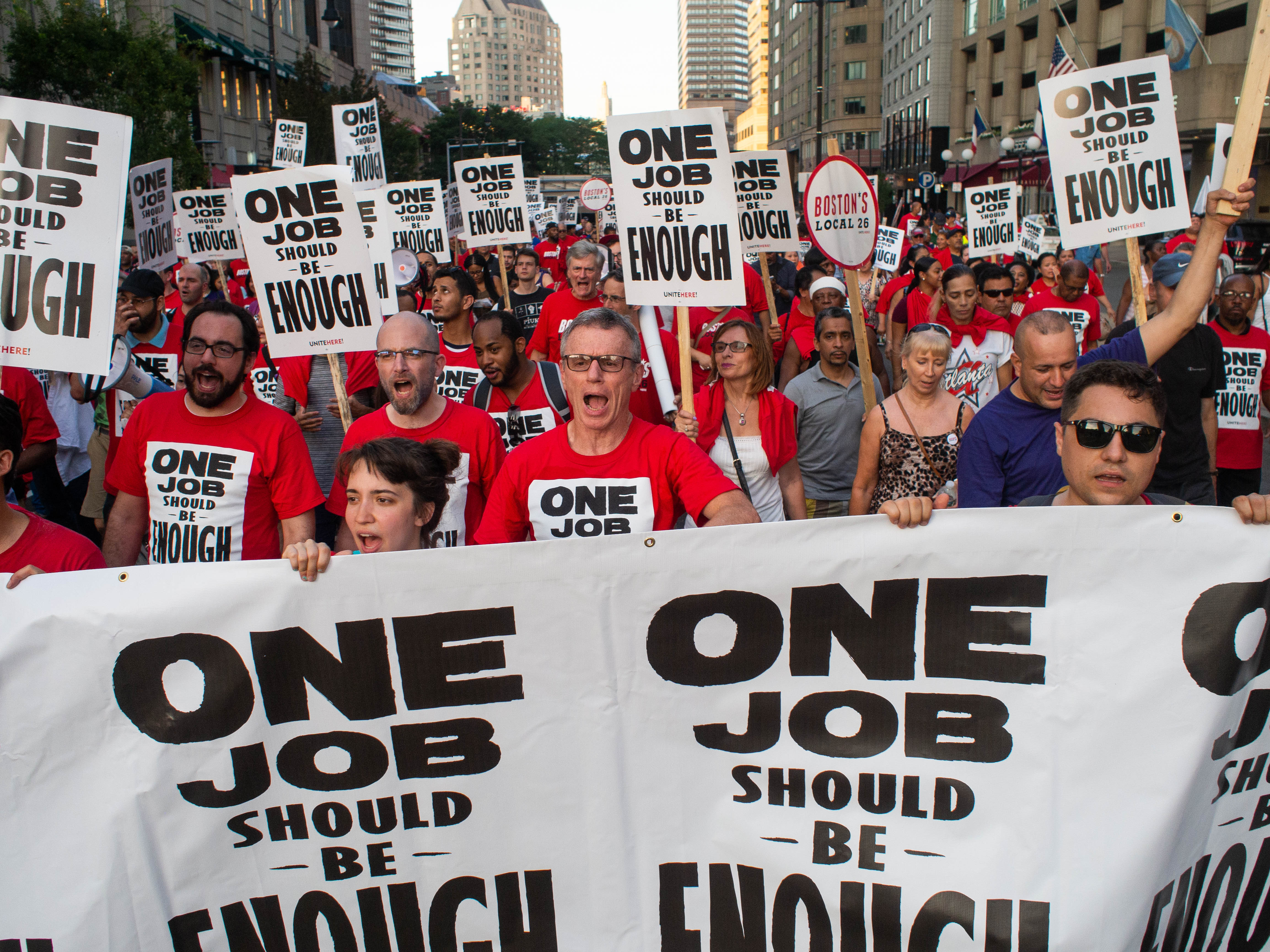 Hotel Workers Open Strike Headquarters in Downtown Boston, Prepare for ...